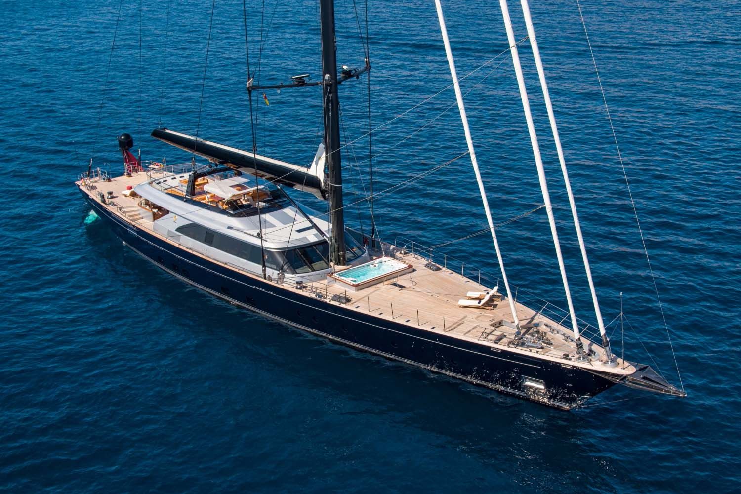 PERSEUS^3 yacht for charter (Perini Navi, 58.6m, 2015)